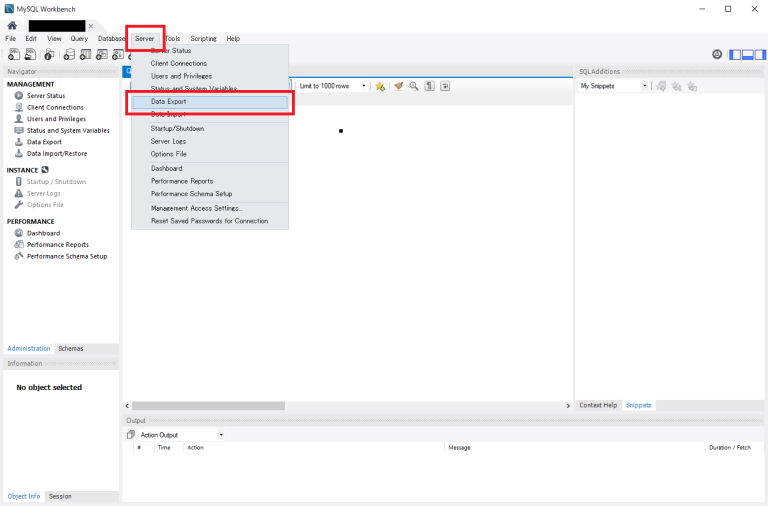 MySQL Workbenchのエクスポート・インポート手順|macoblog MySQL Workbenchのエクスポート・インポート手順|macoblog